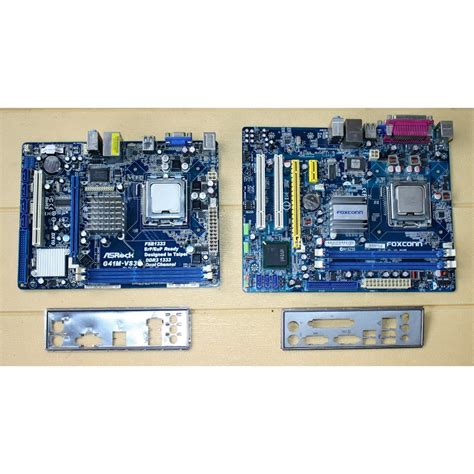 Jual Motherboard Mobo Asrock Foxconn G41 Ddr3 Lga 775 G41m Vs3 G41md Normal Murmer Shopee