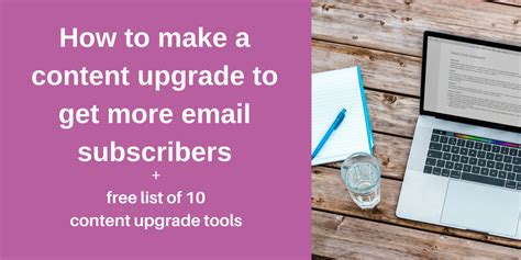 How To Make A Content Upgrade To Grow Your Email List Inpression
