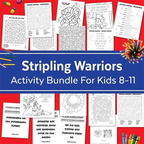 Stripling Warriors Activity Bundle Lds Primary Games And Puzzles Pdf