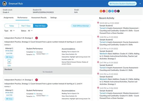 Inspire Progress Monitoring N Y