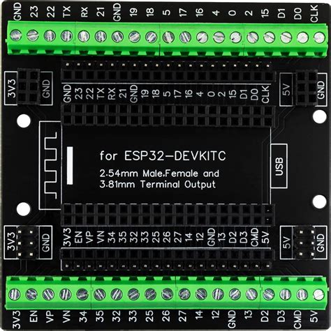 Amazon For ESP32 Super Breakout Board 3 81mm 0 15 Terminal