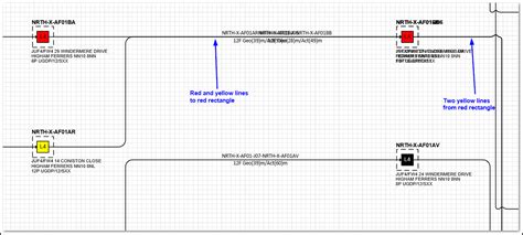 Vba Visio Select Object Within 1 Line Of The Schematic Or By Color