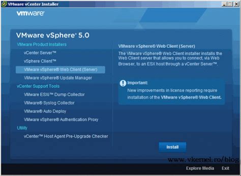 Installing VMware VSphere Web Client Server Adrian Costea S Blog