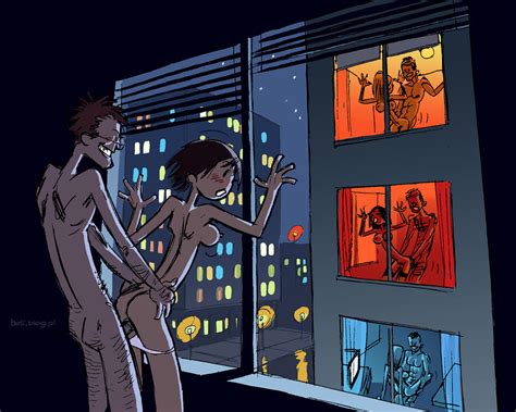 Rule 34 Against Glass Against Window Apartment Au Artist Boli Blog Casual Exposure City