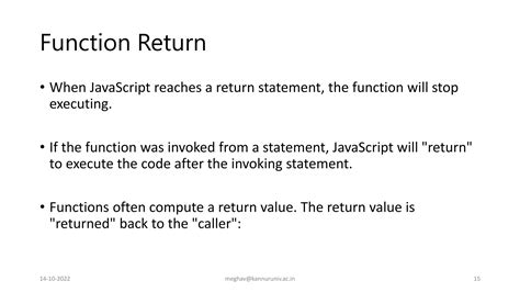 Javascript Functions And Arrayspptx
