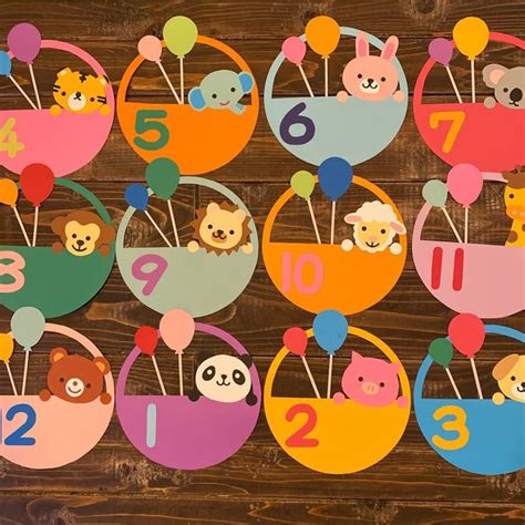 「誕生日票 保育園」の検索結果 Yahoo検索（画像） 誕生日表 教室のデコレーション 日めくりカレンダー 手作り