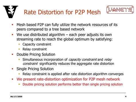 Ppt Rate Distortion Optimization For Mesh Based P2p Video Streaming Powerpoint Presentation