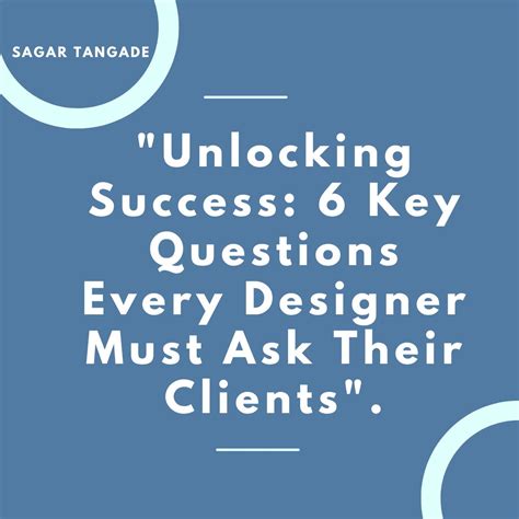 6 Questions Every Designer Should Ask Their Clients Ajinath Tangade