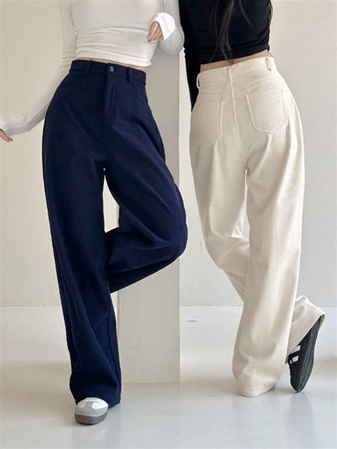 리리앤코 25 38 기본롱 코렌즈빈 코듀로이 속기모 와이드 팬츠 겨울데일리룩캐주얼룩유니크룩데이트룩하객룩골덴기모빅사이즈38사이즈베이직무지심플