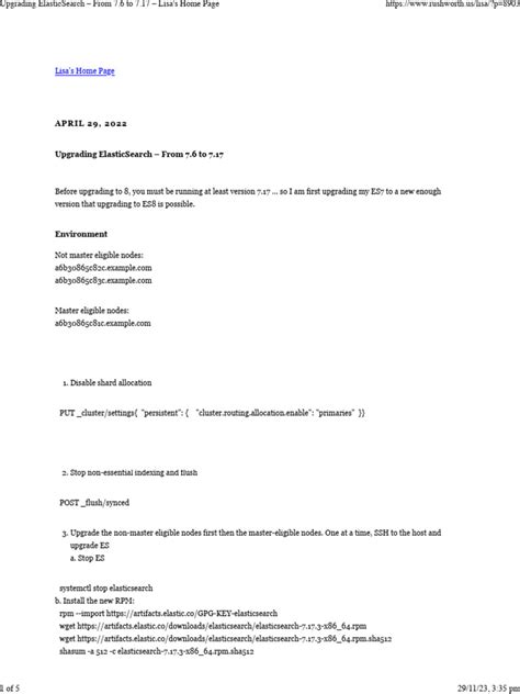 upgrading elasticsearch from 7 6 to 7 17 lisa s home page pdf