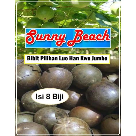 Jual Bibit Pilihan Buah Luo Han Kwo Jumbo Biji Benih Buah Lu Han Kuo