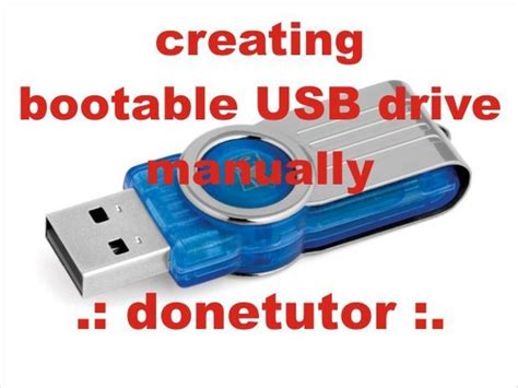 How To Create A Bootable Usb Drive Without Using Any Software Usb