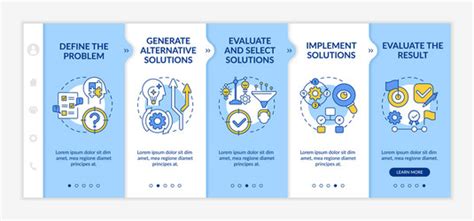 Decision Making Process Vector Images Over