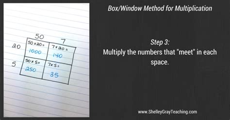 Using The Area Model For Multi Digit Multiplication Shelley Gray