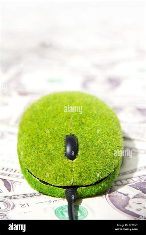 Green Computer Mouse Concept Stock Photo Alamy