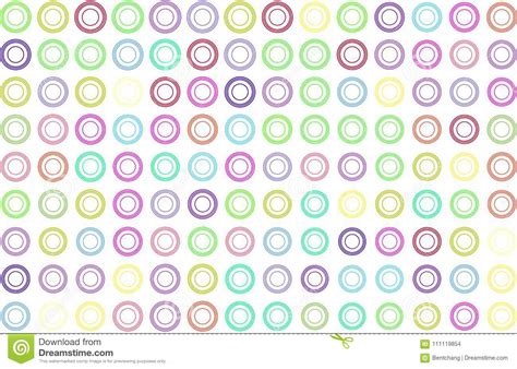 Abstract Colored Circles Bubbles Sphere Or Ellipses Shape Pattern Digital Tile Backdrop