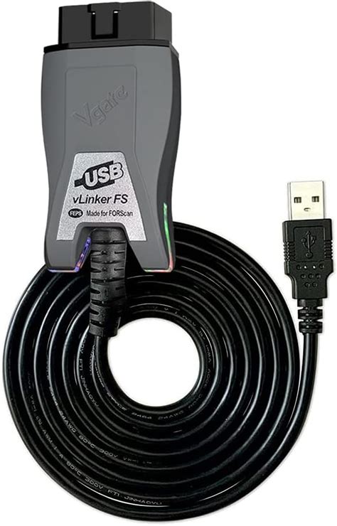 vgate vLinker FS OBD2 USB Adapter for FORScan HS/MS-Can Auto Switch ...