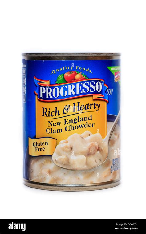 Progresso Rich Hearty New England Clam Chowder Stock Photo Alamy