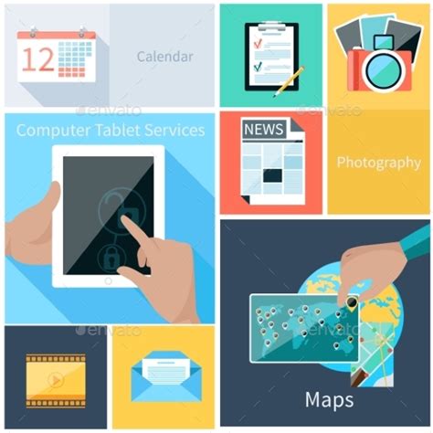 Web Applications Concept Vectors Graphicriver