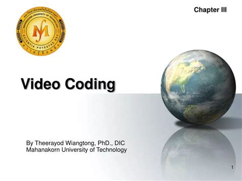 PPT Video Coding PowerPoint Presentation Free Download ID 4673825