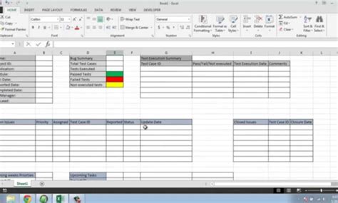 Software Testing Weekly Status Report Template Youtube Intended For