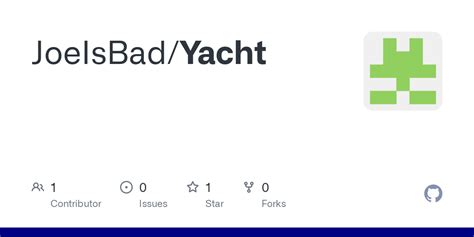 GitHub JoeIsBad Yacht