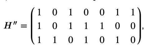 Solved Consider The New Non Standard Hamming 74 Code That