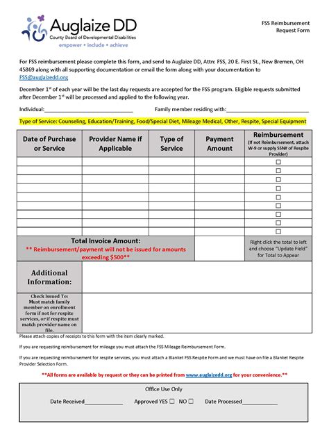 Fss Forms Auglaize Dd