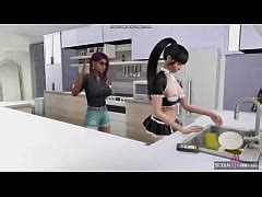 Maid Is Hinted At By The Owner Of The House And They End Up Having Lesbian Sex Sexual Hot