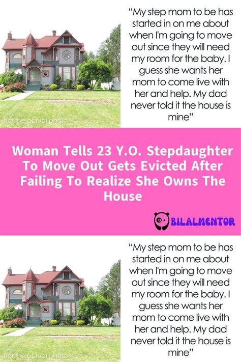 Woman Tells 23 Y O Stepdaughter To Move Out Gets Evicted After Failing