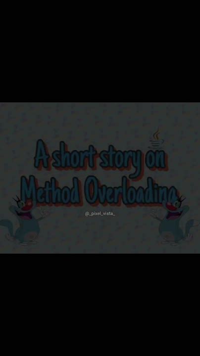 Uday Bajpai On Linkedin How Method Overloading Looks In Java By Oggy