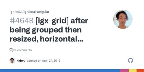 Igx Grid After Being Grouped Then Resized Horizontal Scrolling