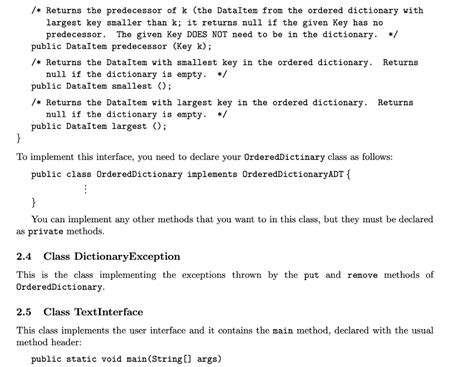 Solved For This Assignment You Need To Implement An Ordered