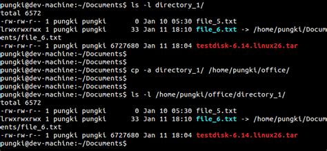 Linux cp 命令的 个示例 创建文件和目录的副本 LinuxStory