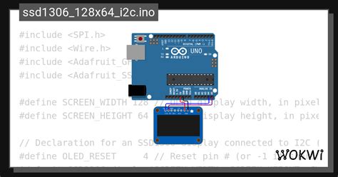 Ssd1306 128x64 O Wokwi Esp32 Stm32 Arduino Simulator