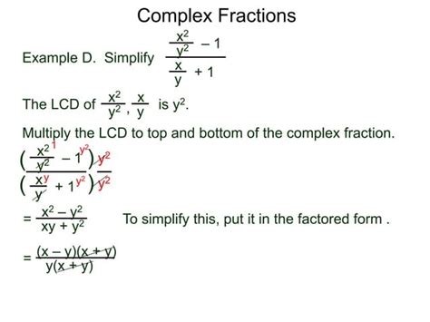 2 6 Complex Fractions Ppt