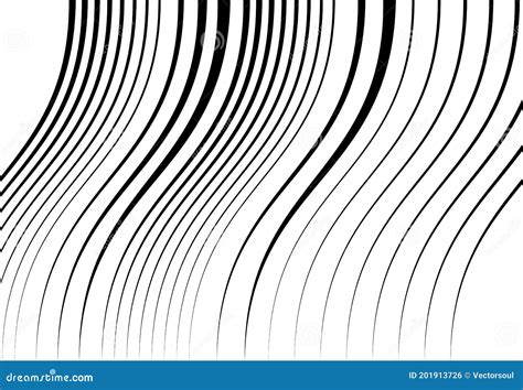 Abstract Wavy Waving Billowy And Undulating Lines Stripes Squiggly