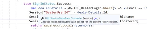 C Mvc Session Xxx Gives Object Reference Not Set To An