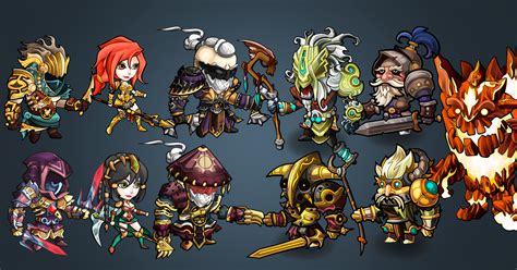 Animated 2d Mix Pack 2 Characters Hero Monsters Bosses 2d Characters Unity Asset Store