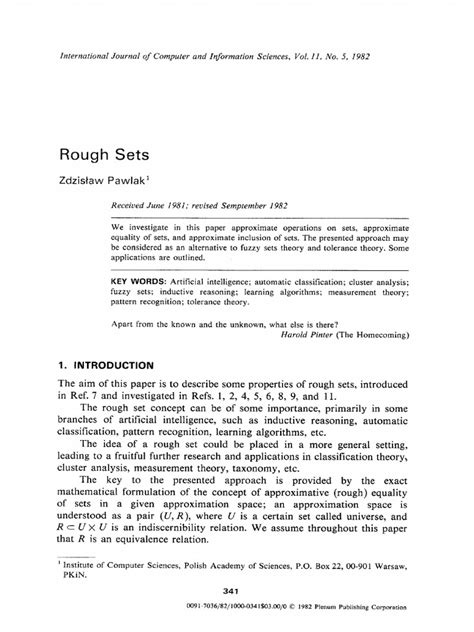 Rough Sets Pdf