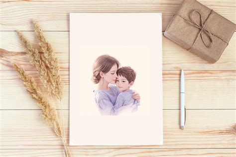 Watercolor Drawing Of Mom And Son Graphic By Creative Designs
