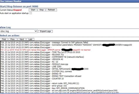 Solved Idoc Listener Not Starting Sap Community
