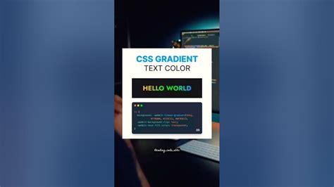 Css Gradient Effect 🚀🚀🚀🚀 Css Htmlcss Html5css3 Csstips Animation