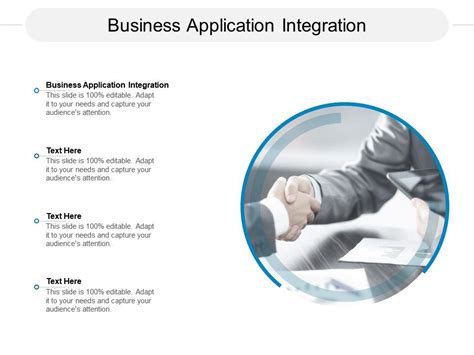 Business Application Integration Ppt Powerpoint Presentation Ideas Files Cpb Presentation