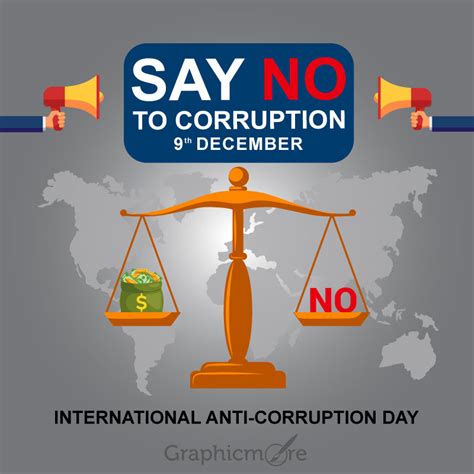 Anti Corruption Poster Free Download In The Vector Format