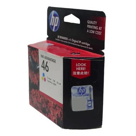 HP 46 Black Ink Cartridge at Rs 620 | HP Ink Cartridges in Navi Mumbai ...