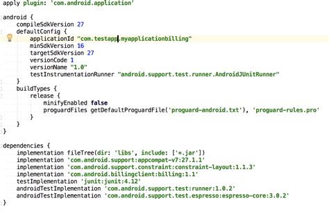 Could Not Resolve Android Billingclient Billing 1 1 Stack Overflow