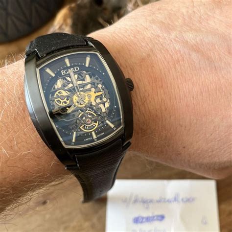 Wtt Egard Phantom Stealth W New Leather Band Watchcharts Marketplace