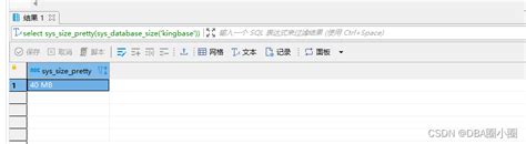 【kingbasees】数据库如何查询数据库，模式及表大小 kingbase查询模式下的表 csdn博客