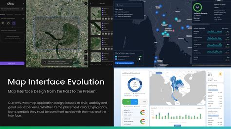 Designing Maps Interface And Crafting Elements In Modern Map Applications By Suttikarn Toungtee